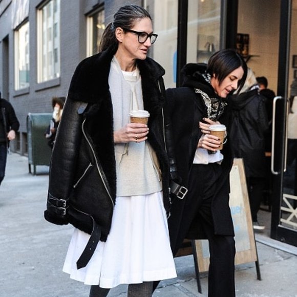 Acne Studios | Jackets & Coats | Acne Velocite Leathertrimmed Shearling ...